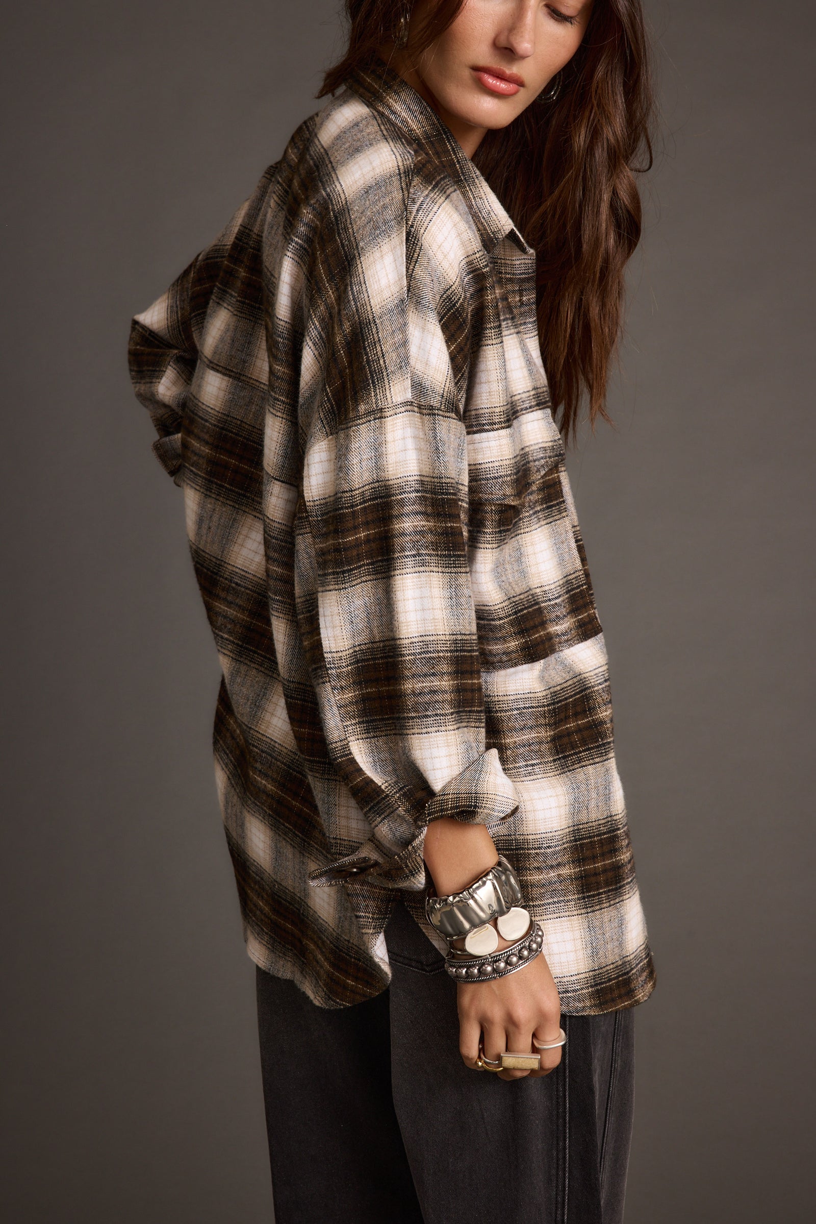 Fireside Espresso Plaid Flannel – 12th Tribe