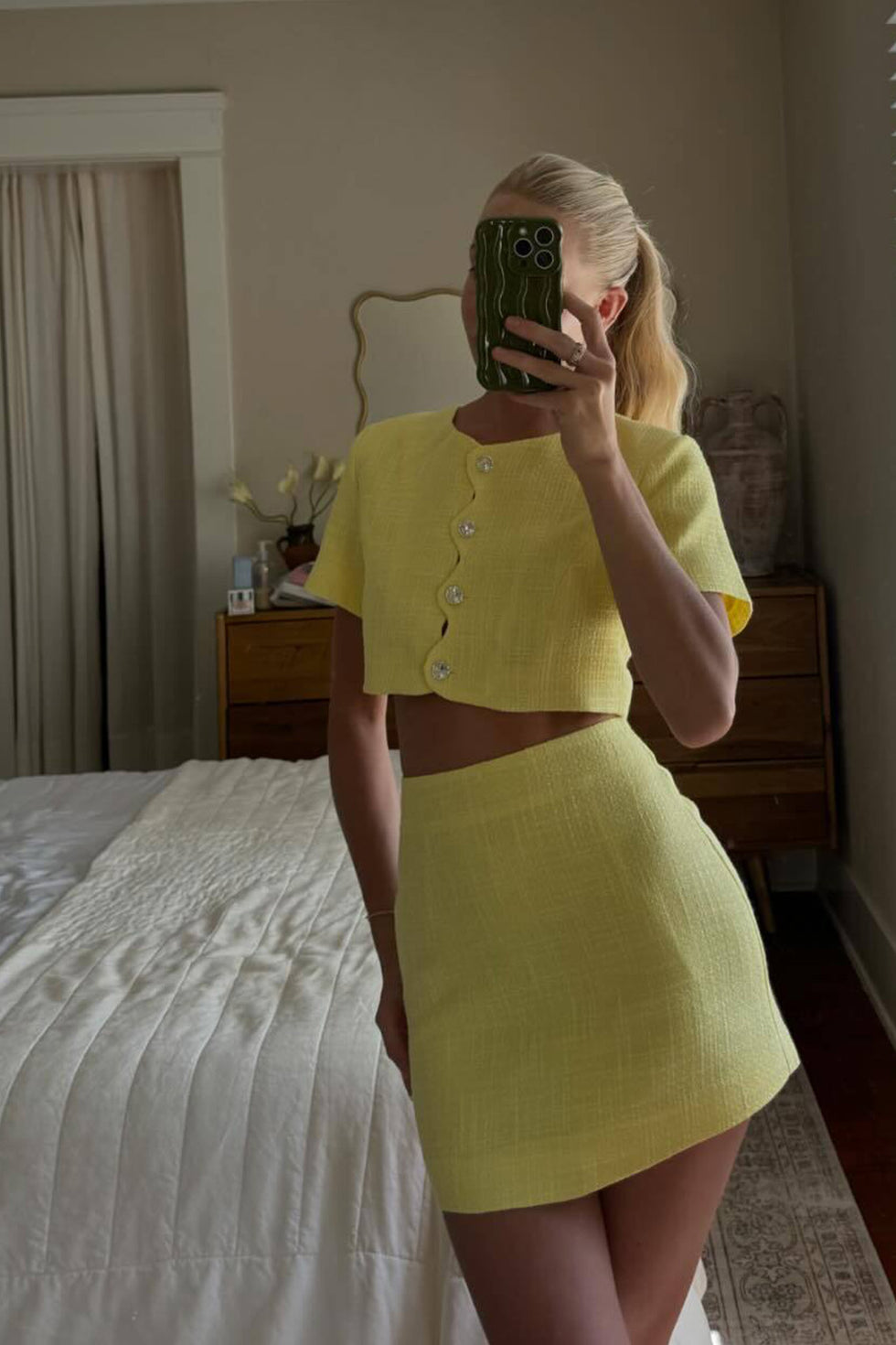 Sunday Yellow Cropped Jacket – 12th Tribe